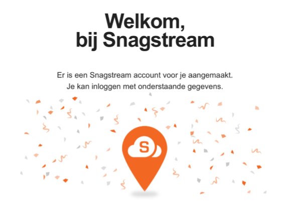 Hoe log ik in op Snagstream?